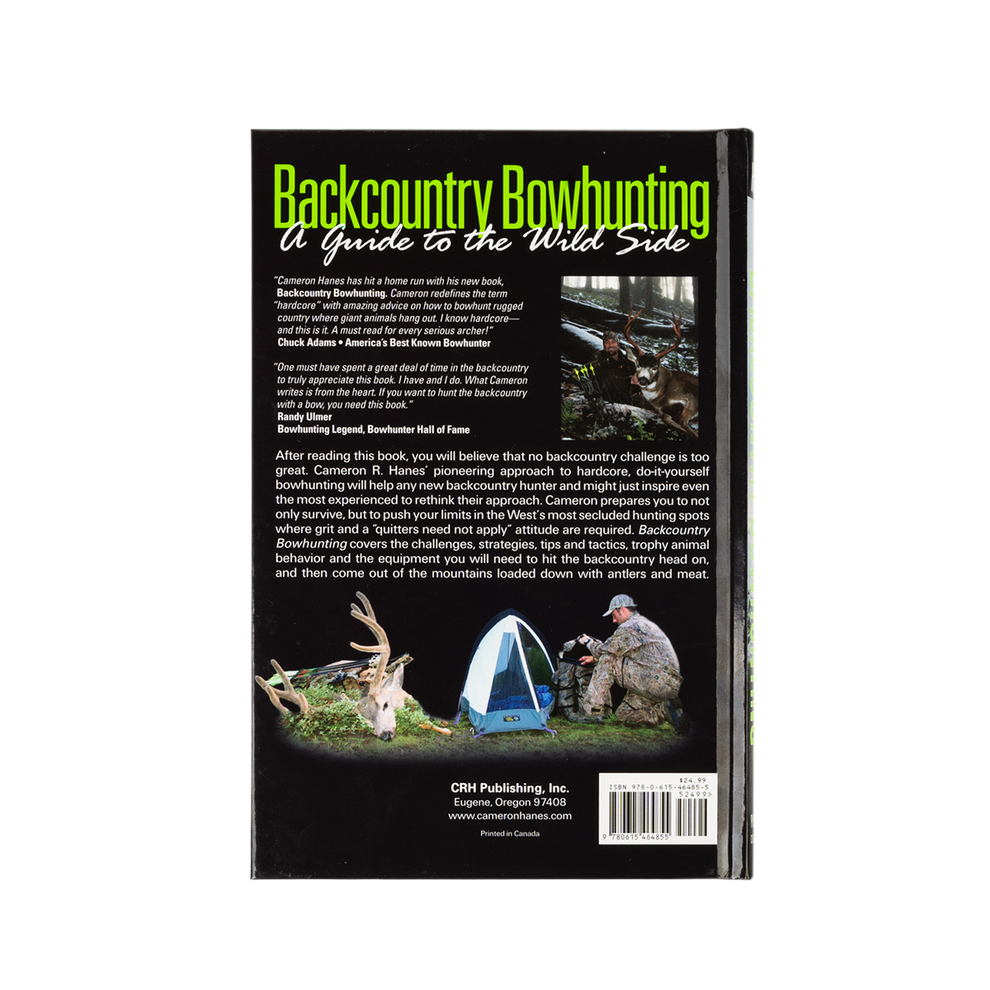 BACKCOUNTRY BOWHUNTING BOOK – Cameron Hanes
